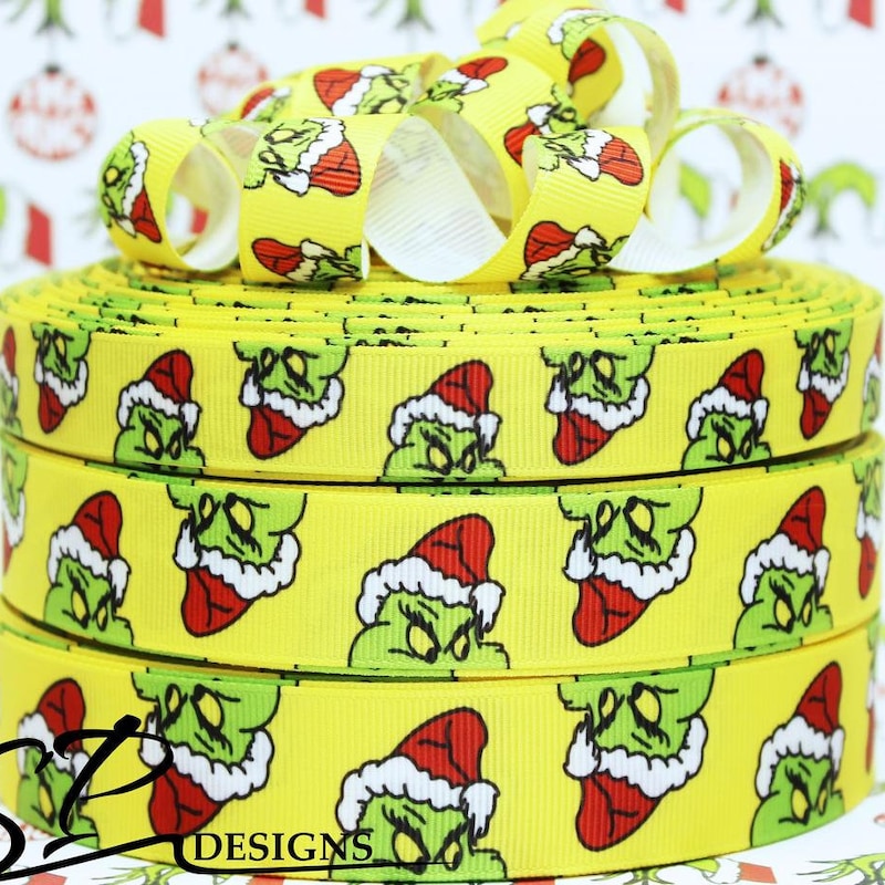 Grinch Ribbon - Etsy