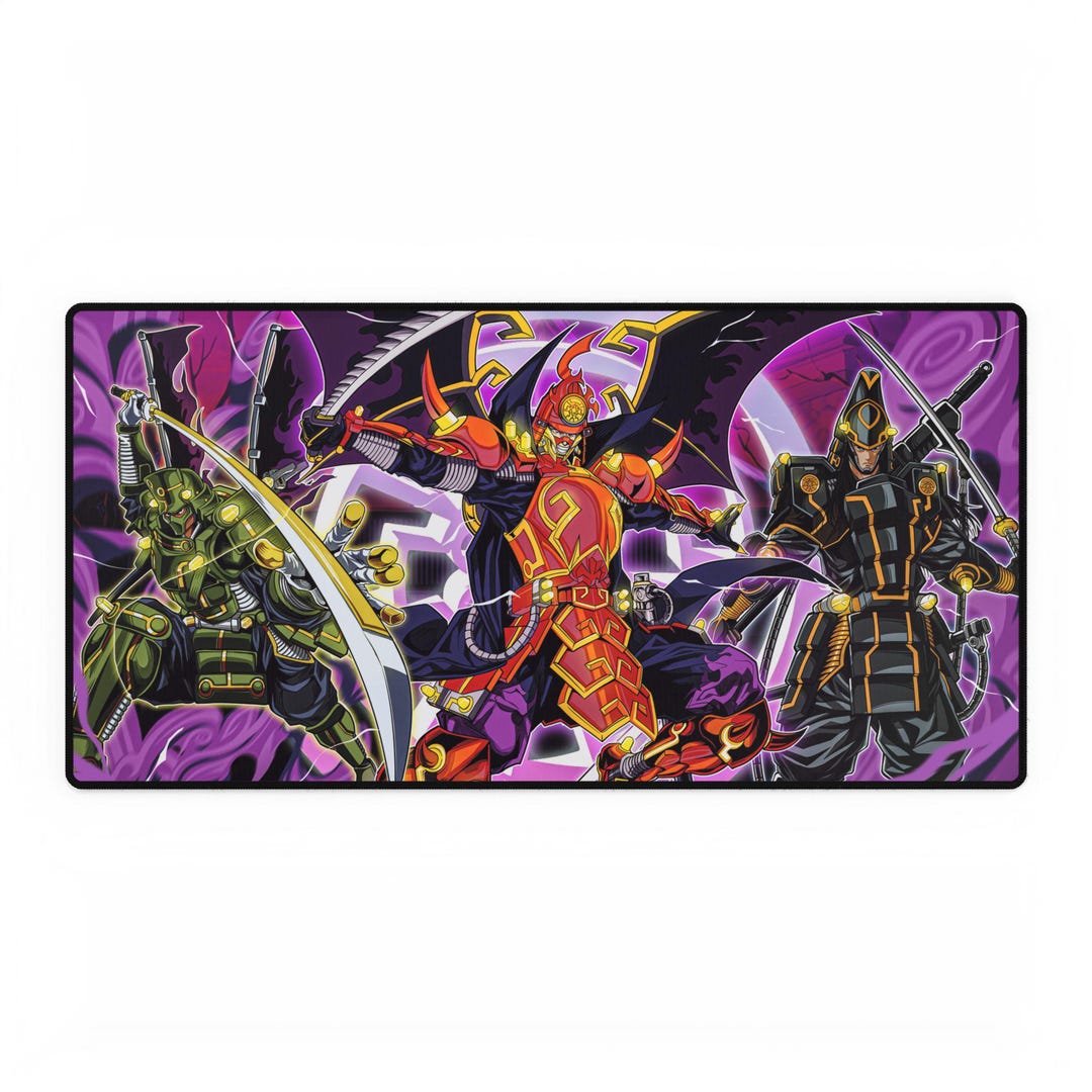 Anime Inspired Card Game Six Samurai Desk Mats - Etsy