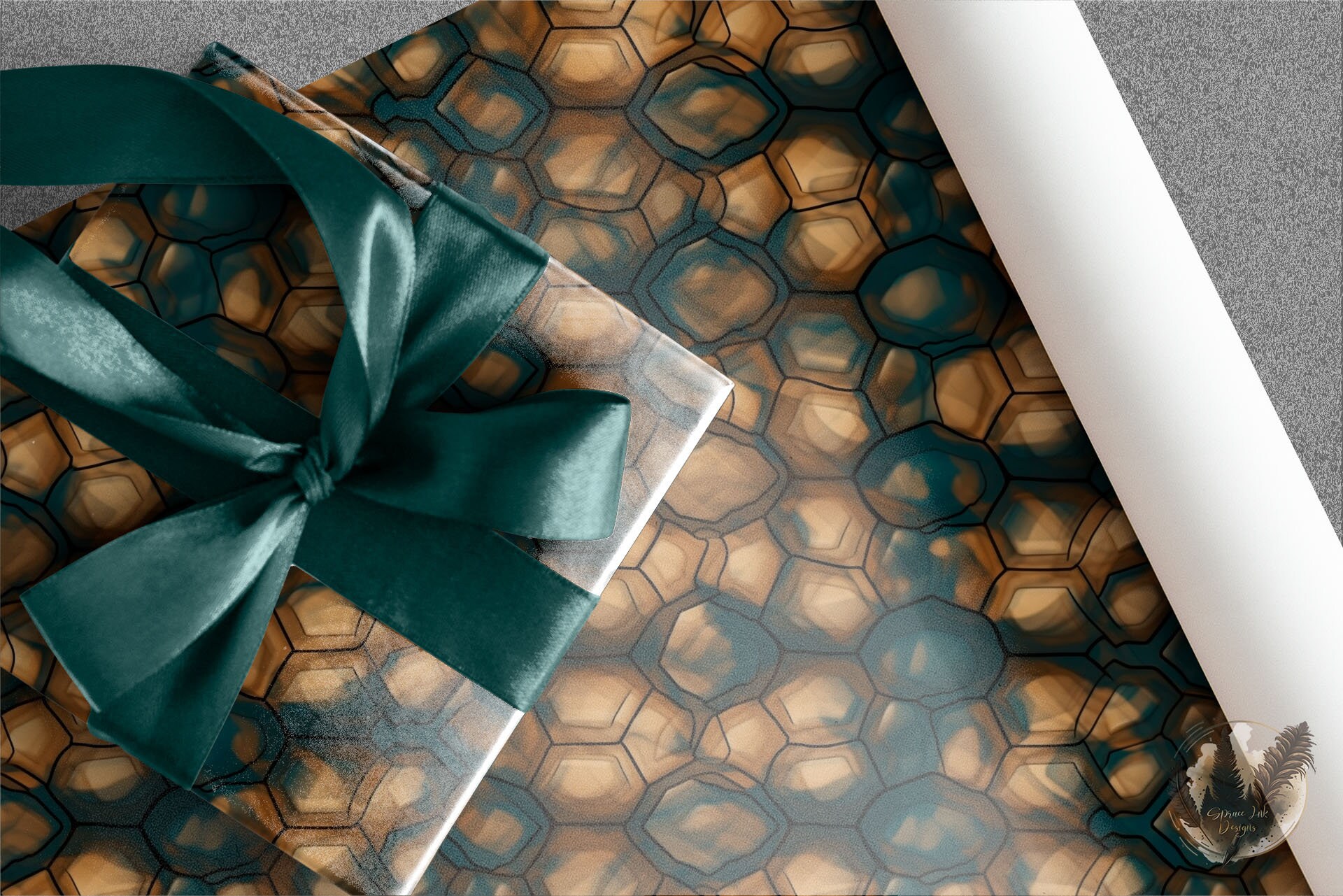 Turtle Shell Animal Print Digital Paper Pack of 15 Textures, Seamless ...