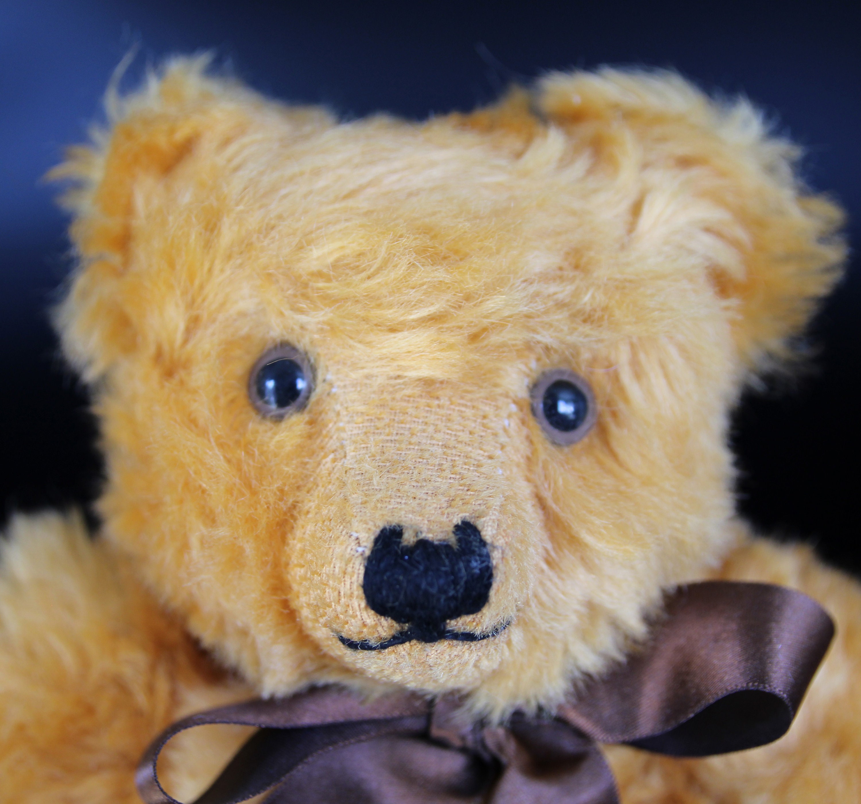 Vintage Signed & Numbered Merrythought England Mohair Teddy Bear -- 15 ...