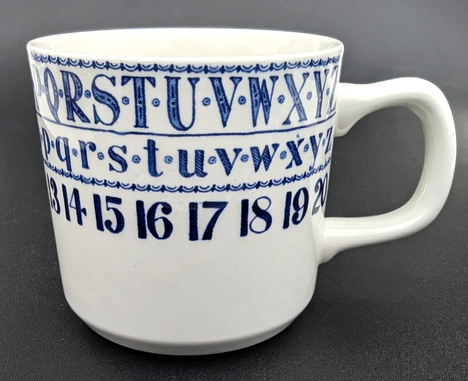 Vintage Adams Child’s ABC Alphabet Clock Plate, Bowl, & Cup, Real ...