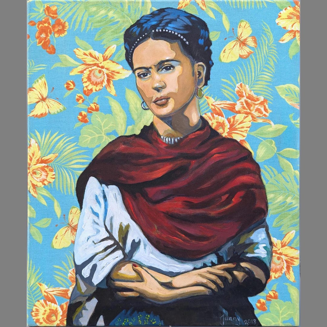 Frida Kahlo Portrait Painting by Juanita TORRES , Original Art, Acrylic ...