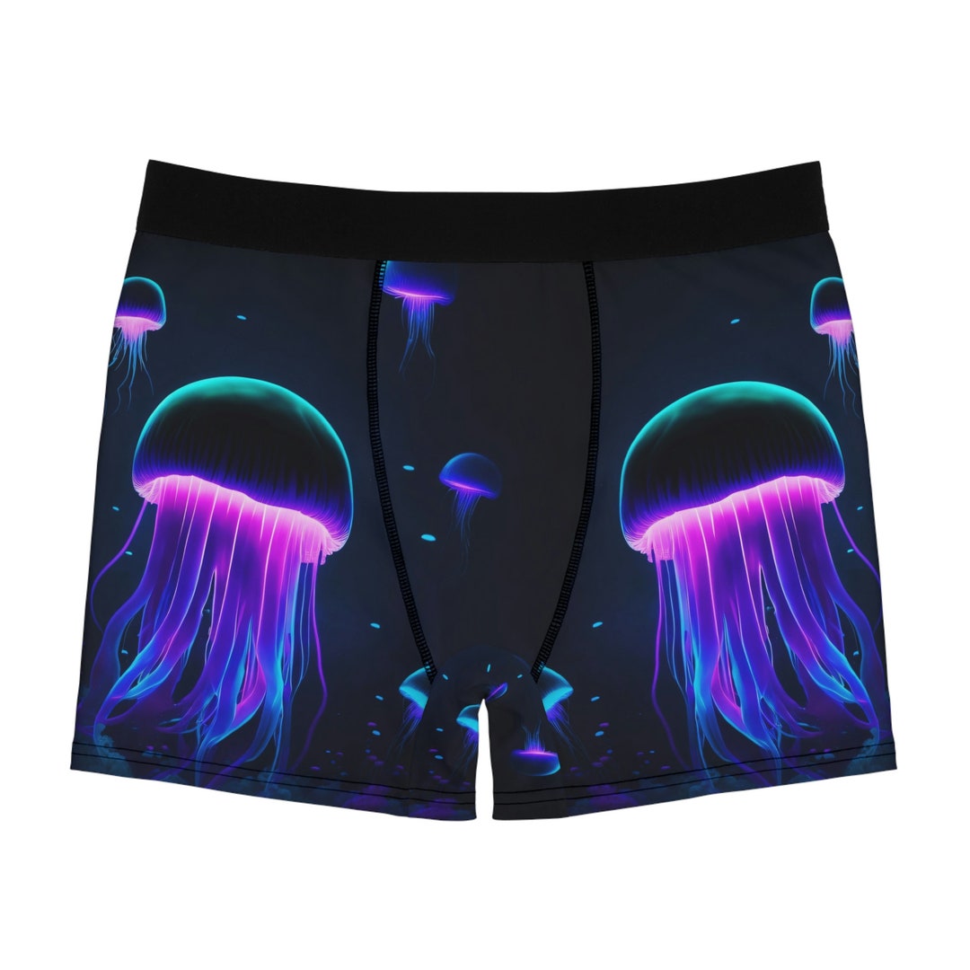 Pink Glow Jellyfish Men's Boxer Briefs - Etsy