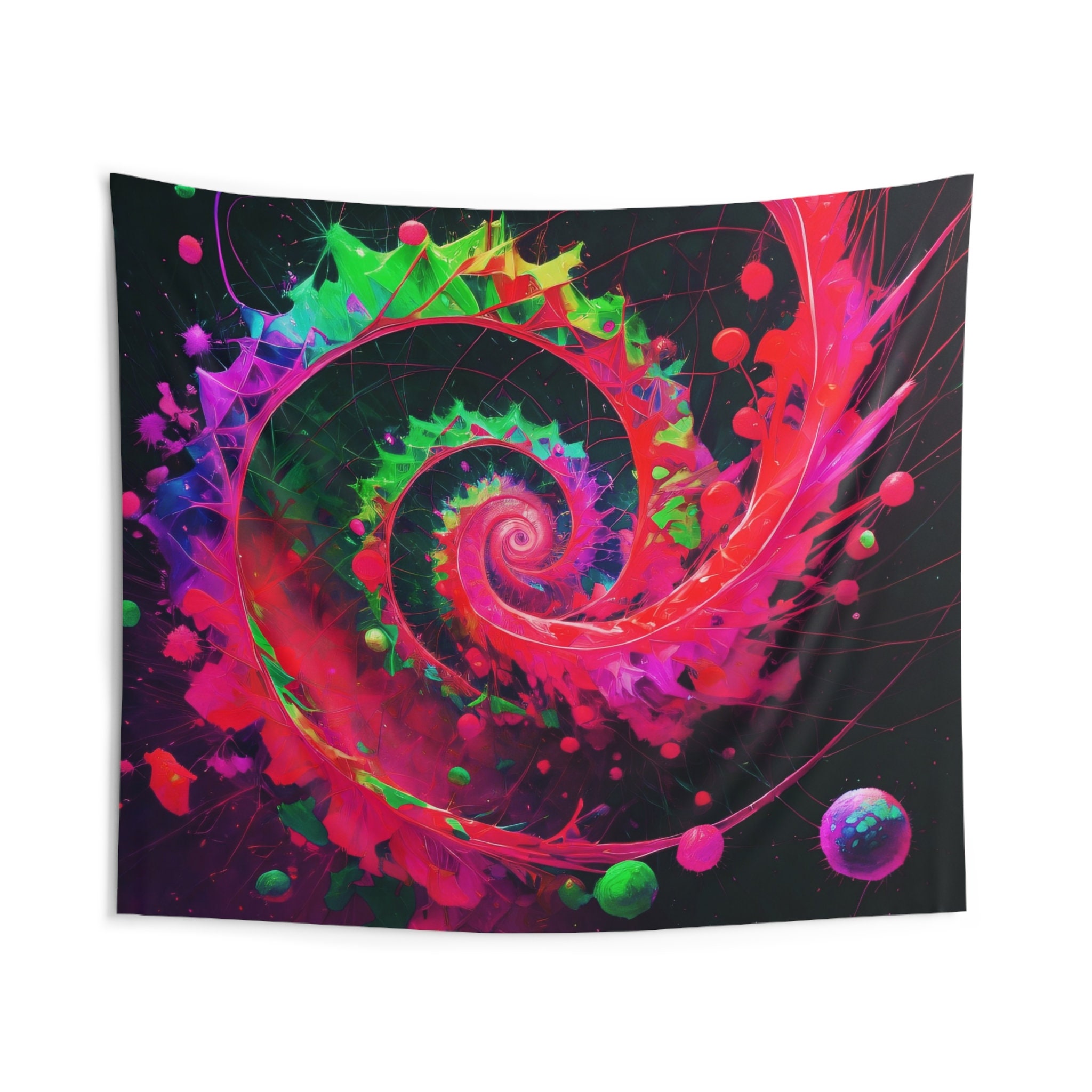 Fibonacci Colour Swirl Tapestry - Etsy