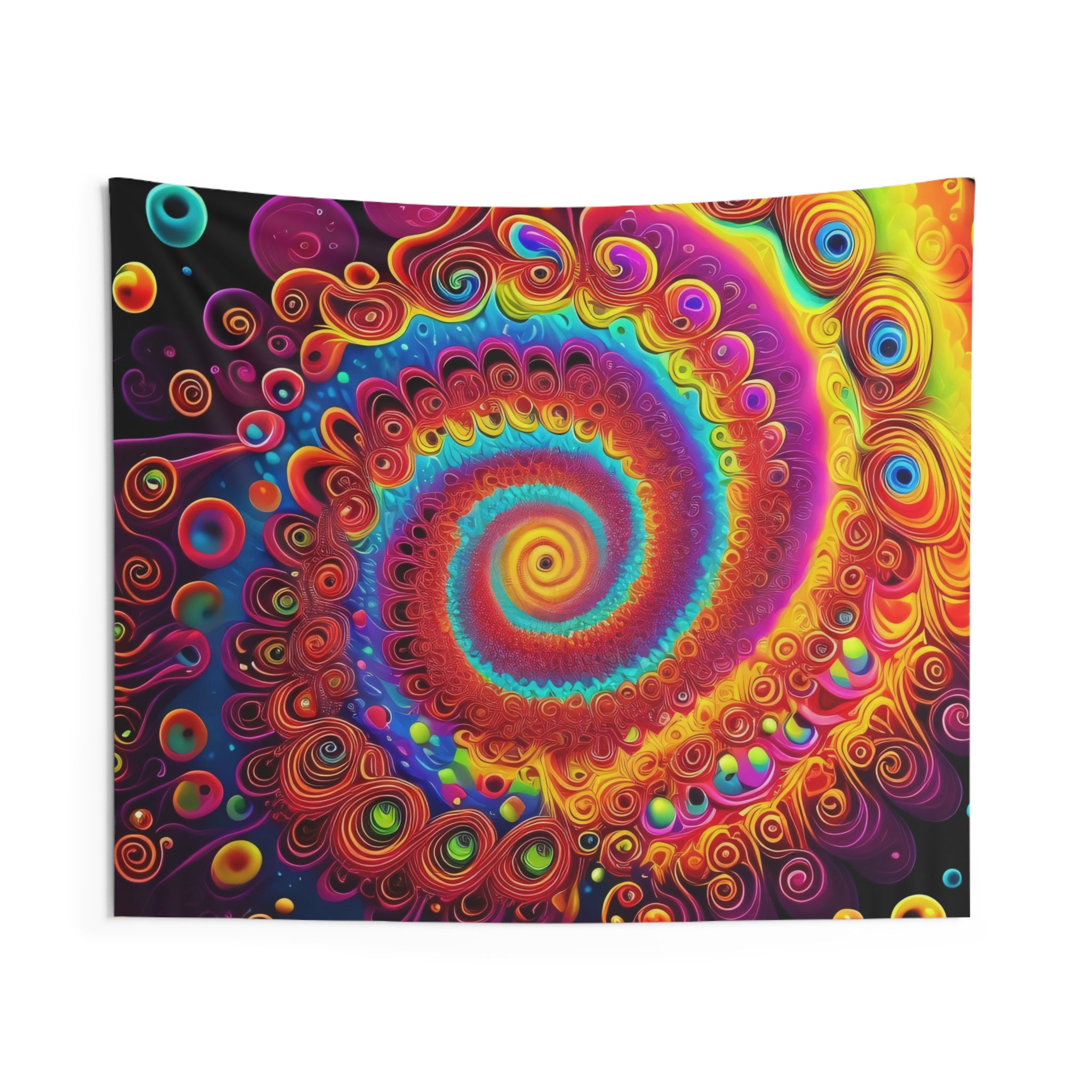 Colour Vortex Wall Tapestry - Etsy
