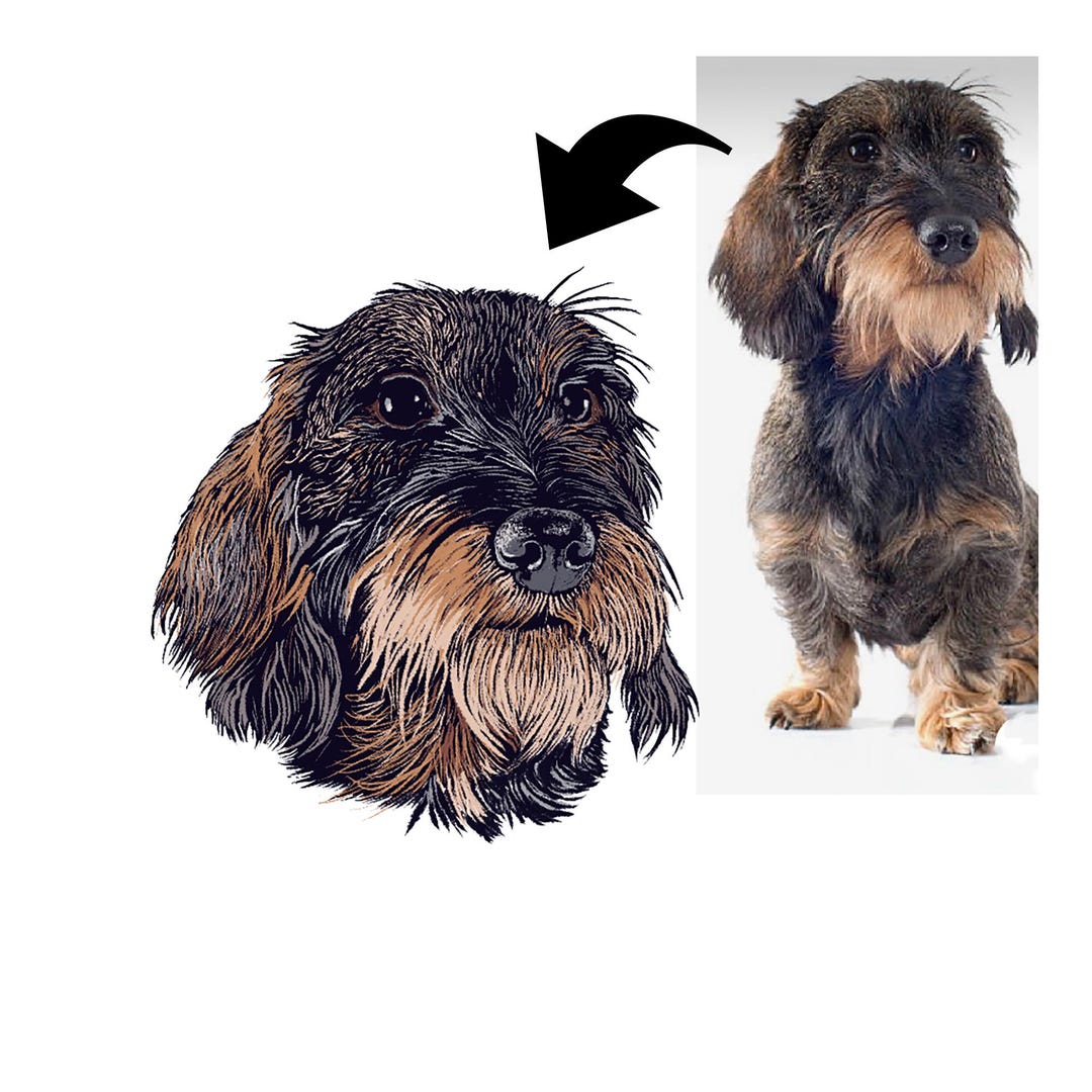 Pet Portrait Digital File, Human Made Drawing, No AI - Etsy