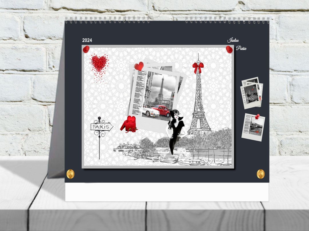 Paris Calendar 2024 - Etsy