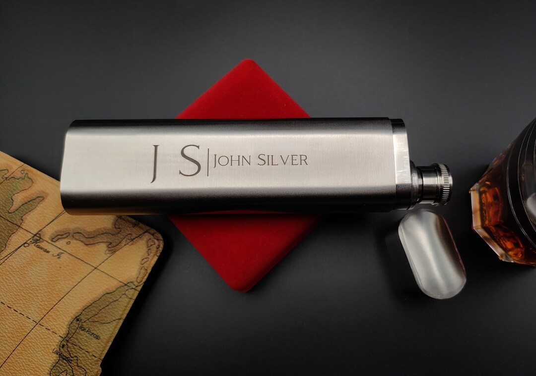 Personalized Cigar Flask Cigar Holder With Flask Cigar Case - Etsy