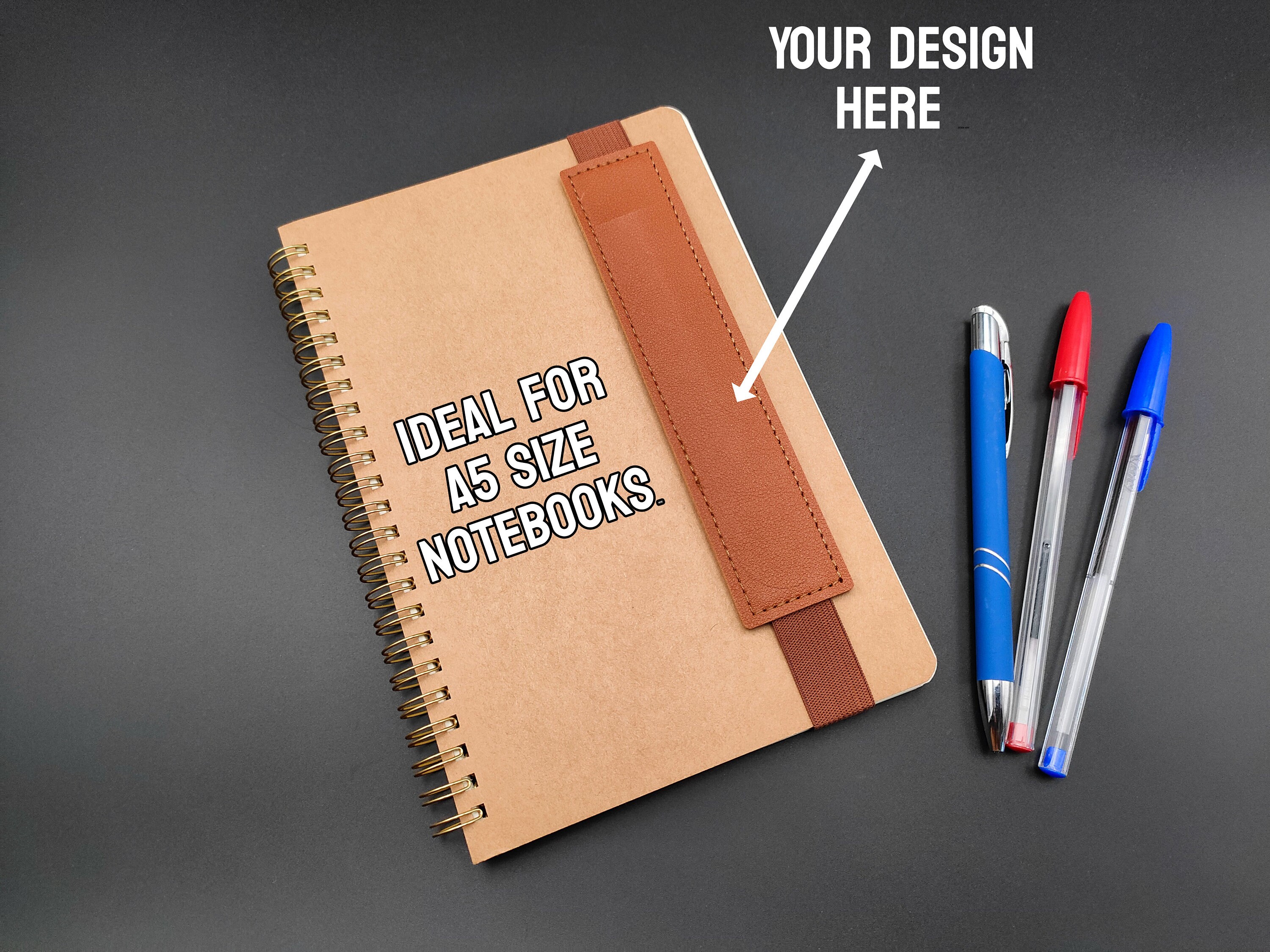 Personalized Penholder Pen Holder for Notebook Notepad Diary - Etsy