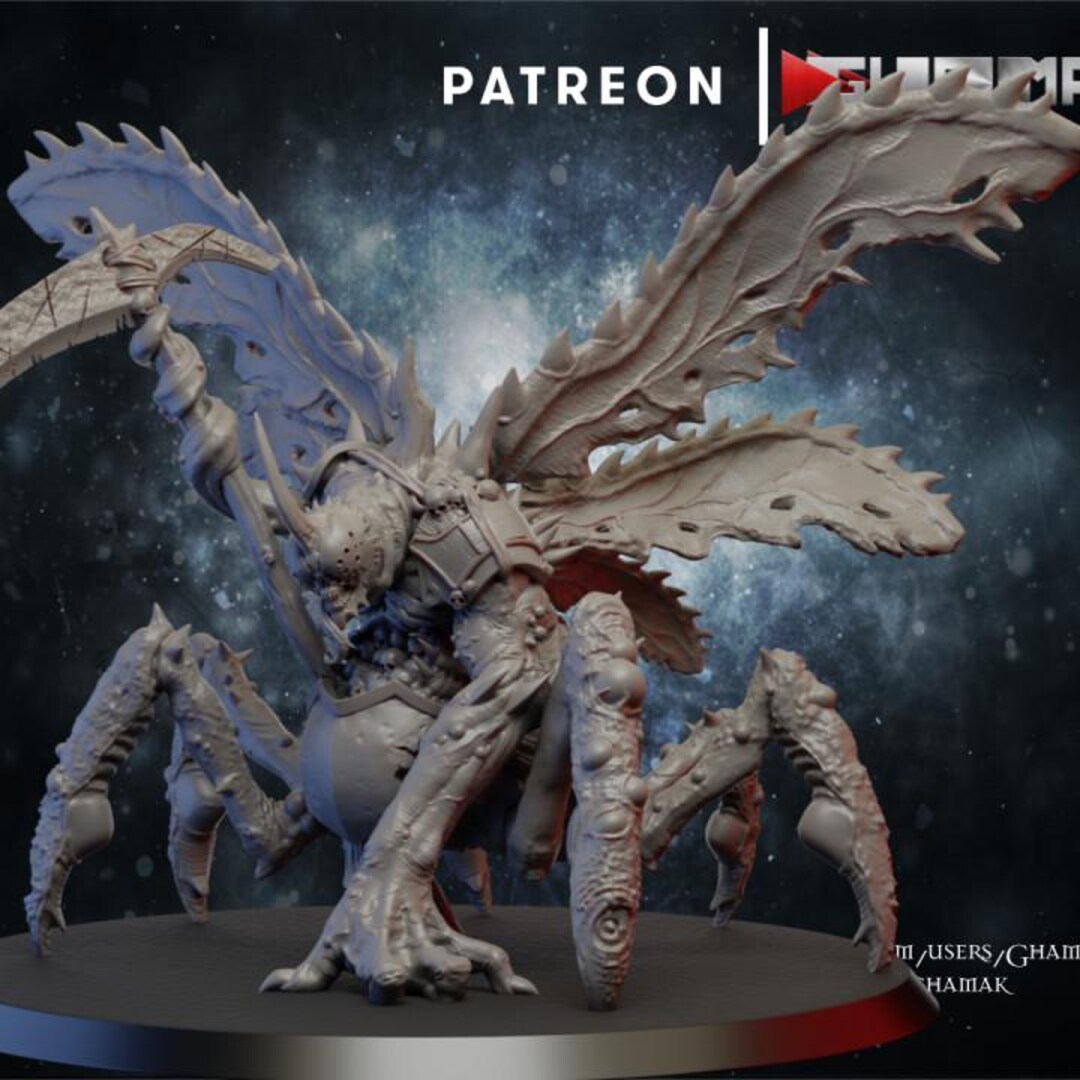 Chaos Pestilence Prince Miniature - 28mm Scale Unpainted Model by ...