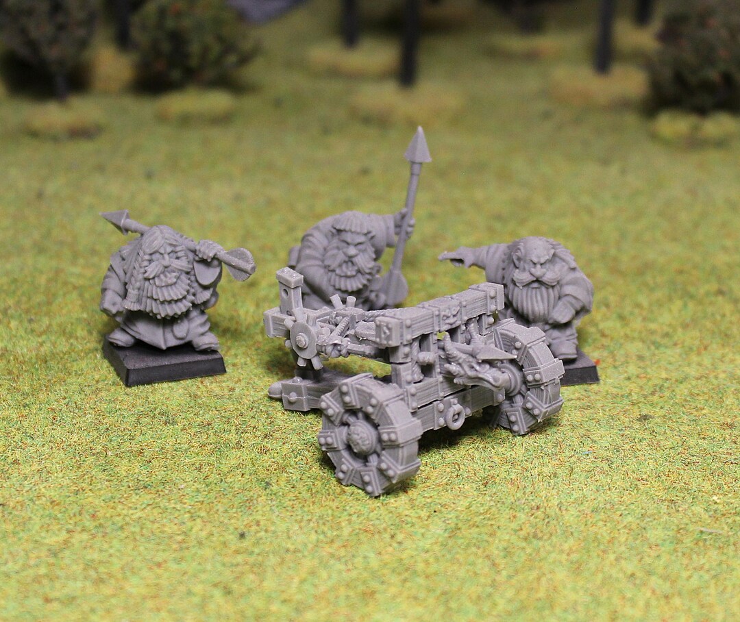 Bolt Launcher Dwarf - MOM Miniatures - Etsy