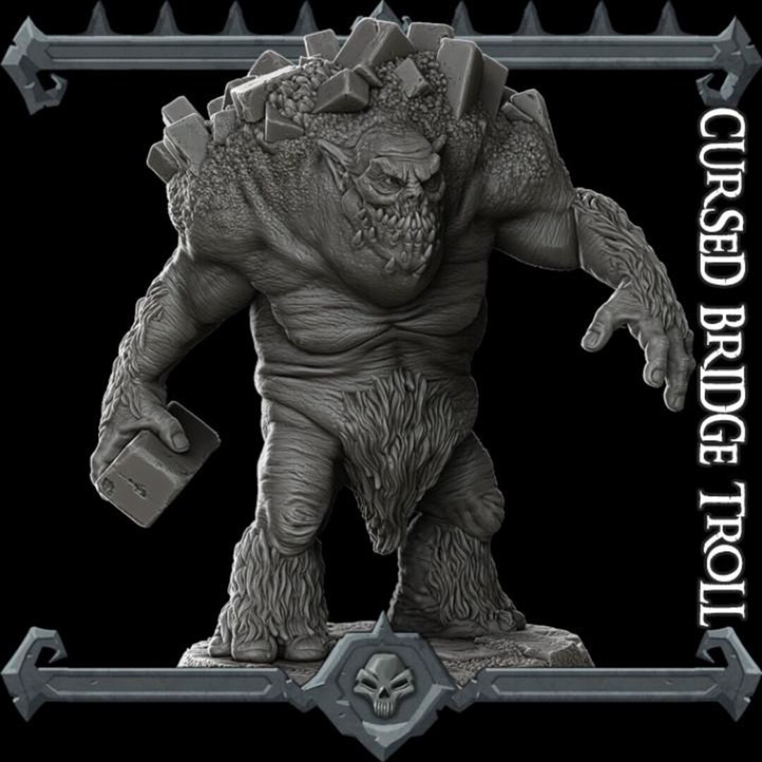 Cursed Bridge Troll - Etsy
