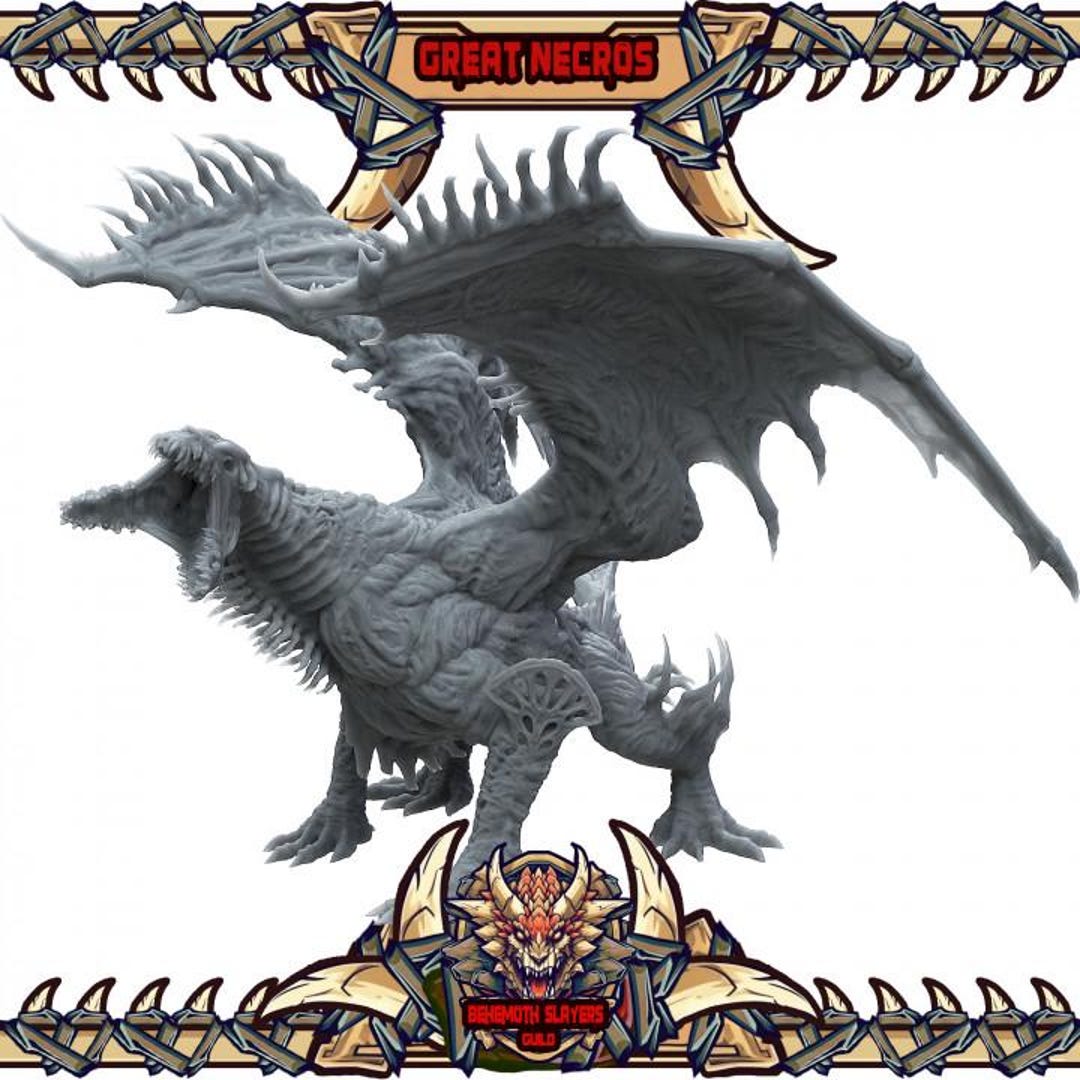 Behemoth Slayers Guild: Great Necros - Etsy