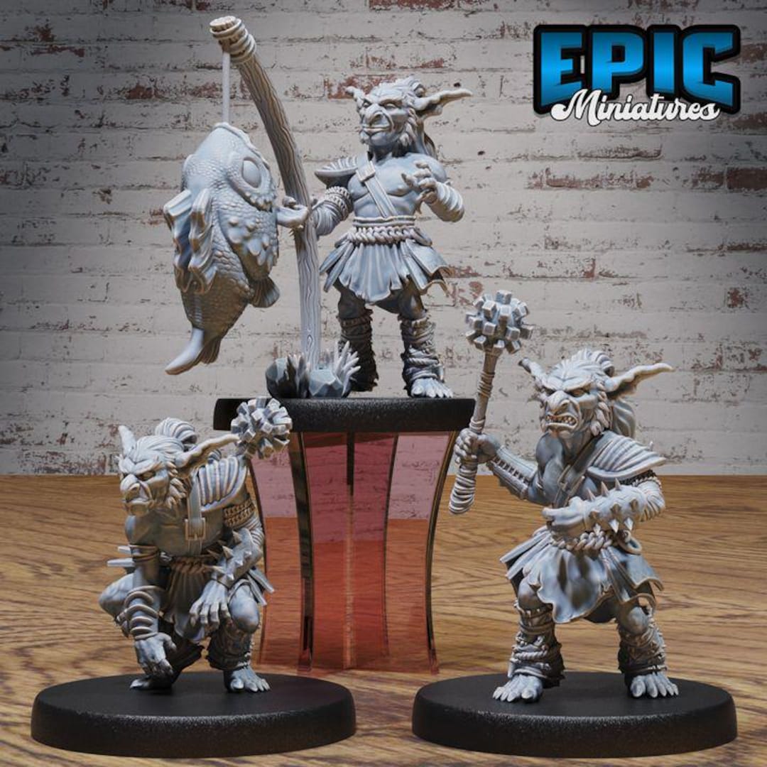 Classic Goblin Set / Male Goblinoid / Evil Ogre / Green Skin Army ...