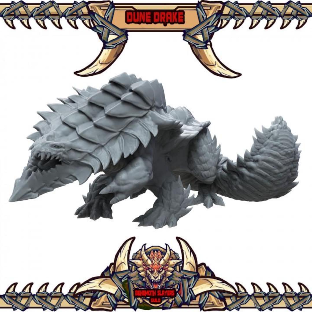 Behemoth Slayers Guild Dune Drake - Etsy