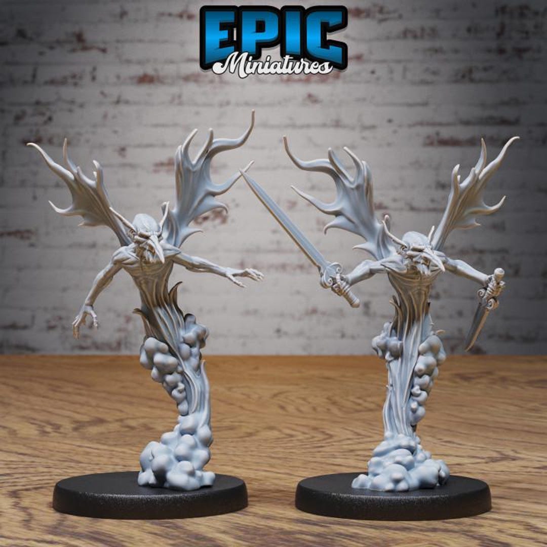 Steam Mephit Set / Water & Fire Elemental / Evil Cyberpunk Imp / Lords ...
