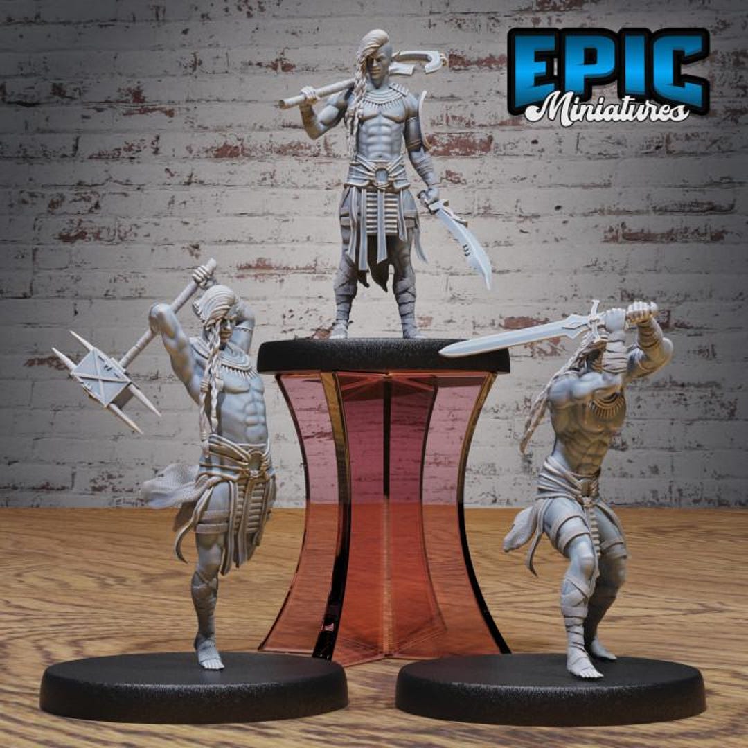 Cave Elf Barbarian Set / Arctic Warrior / Frozen Human / Snow Fighter ...