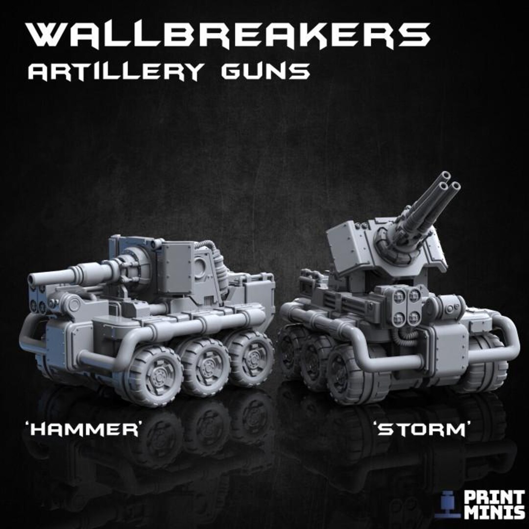 Wallbreaker Artillery Guns Doomsday Collection - Etsy
