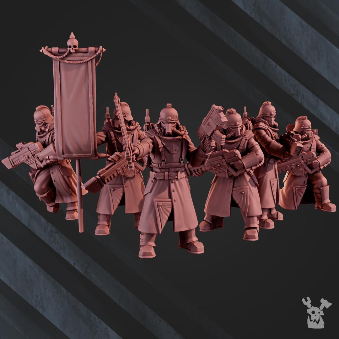 2nd Death Division Grenadier Assembly Kit - 28mm Scale Miniatures by ...