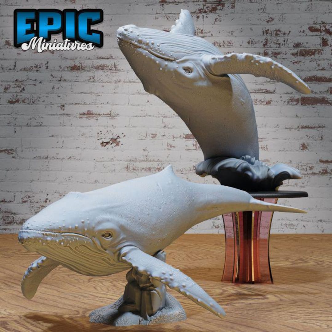 Humpback Whale Set / Lord of the Sea / Water Beast / Underwater ...