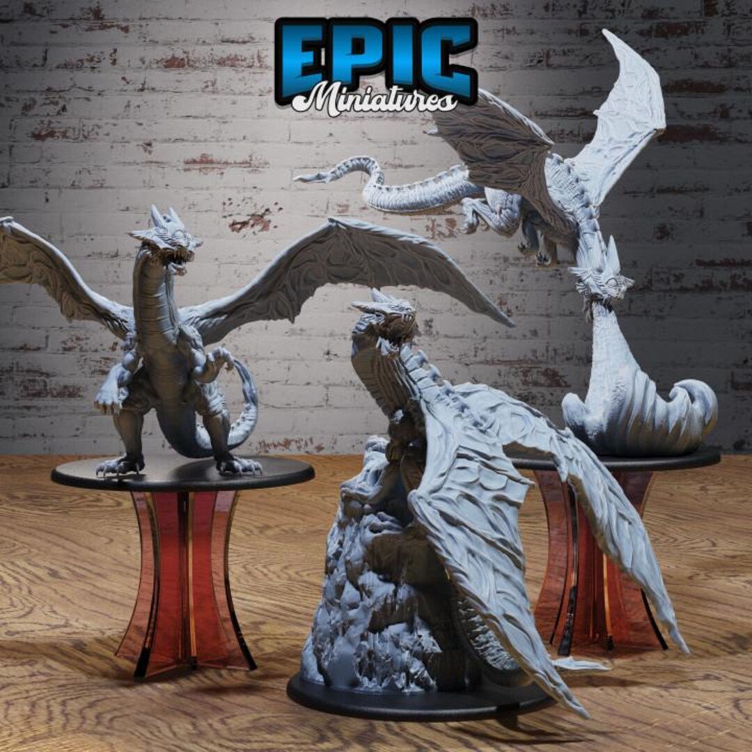 Cyclops Dragon Set / Winged Astral Drake / Ancient Cosmic Beast / One ...