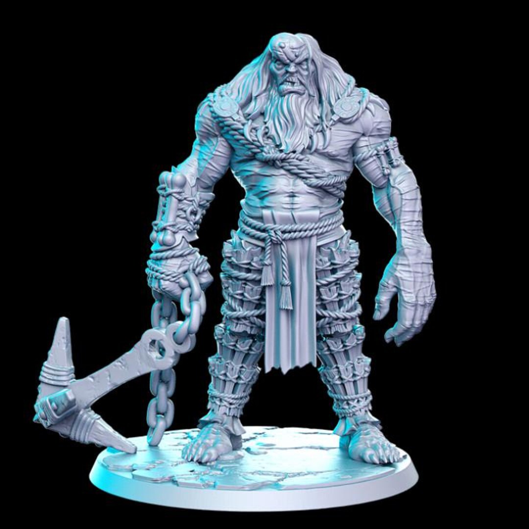Morwyff ice Giant Egyptian God 32mm Dnd - Etsy