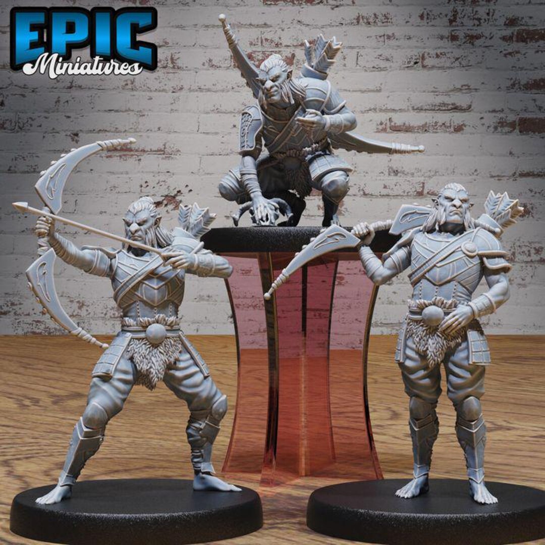 Hobgoblin Hunter Set / Giant Goblinoid Creature / Evil Goblin Tribe ...