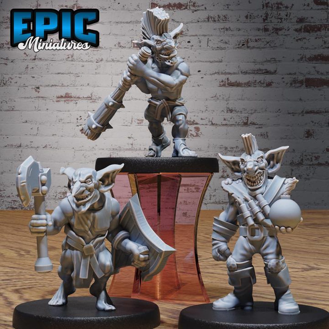 Wicked Goblin Tribe Set A / Male Goblinoid / Evil Ogre / Green Skin ...