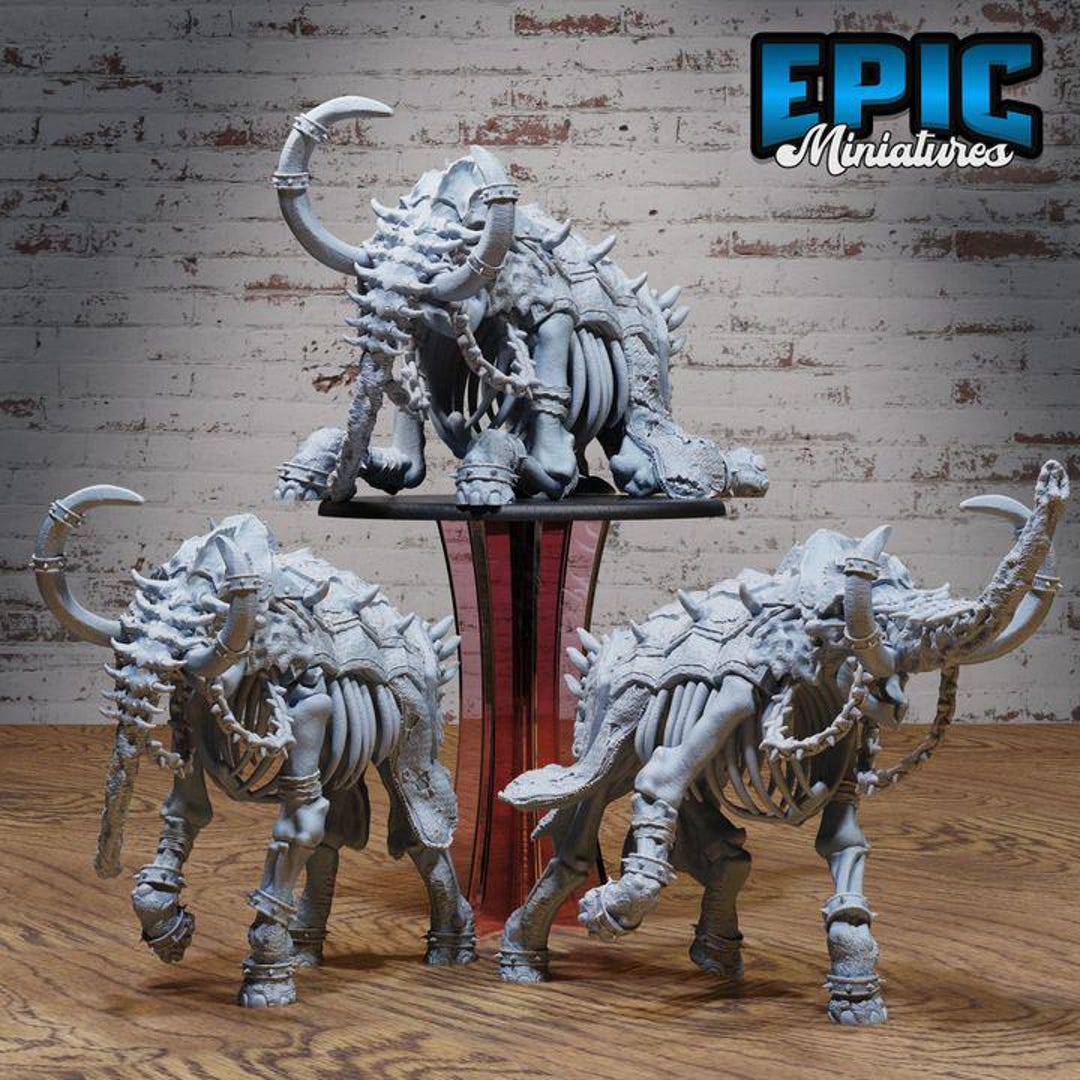 Skelephant / Elephant Skeleton Set / Utopian Skelet Wild Animal ...