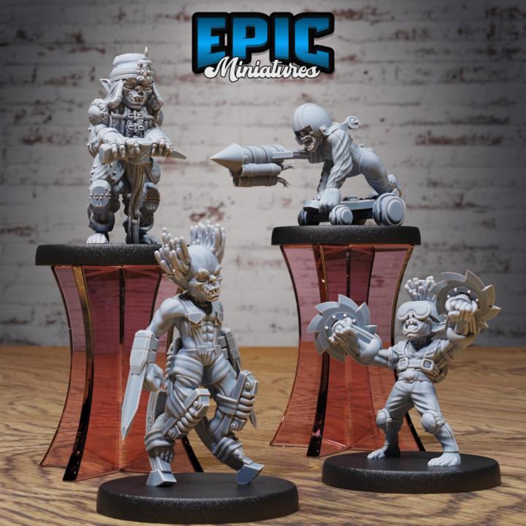 Steam Goblin Set / Goblinoid Construct / Green Skin Steampunk / War ...