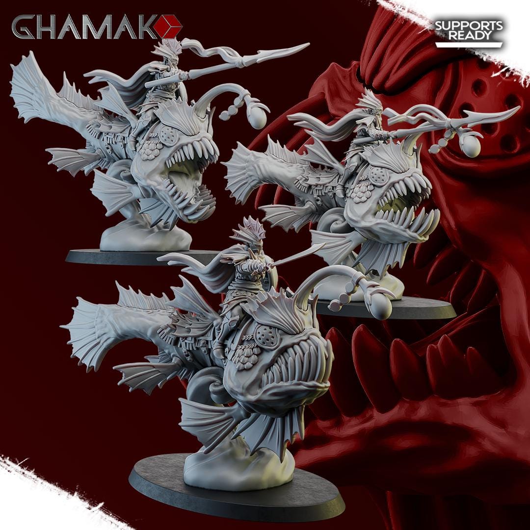 Royal Guards of Atlantis Squad Miniatures - Ghamak - 28mm Scale High ...