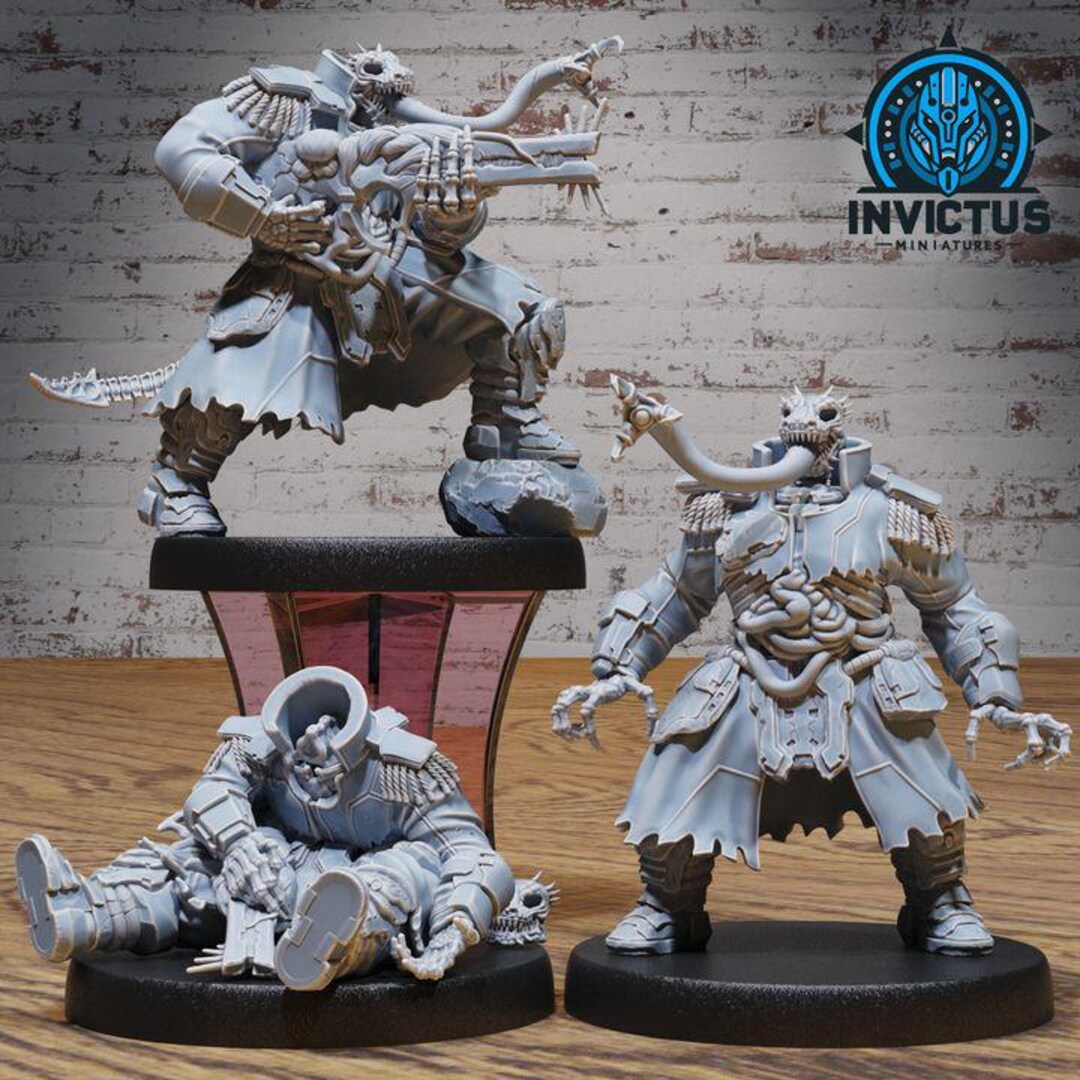 Necro Parasite Captain Set / Alien Race Warrior / Infested Mind Master ...