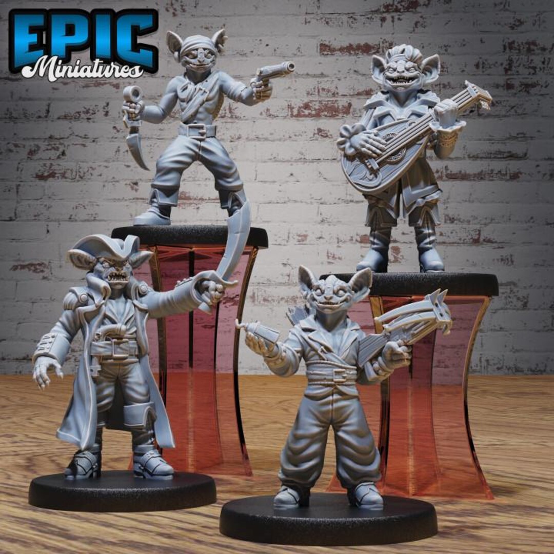 Kobold Pirate Set A / Draconic Lizard Corsair / Water Bandit / Ship ...