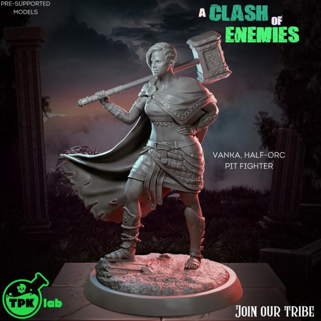 Vanka, Half-orc Pit Fighter - Etsy