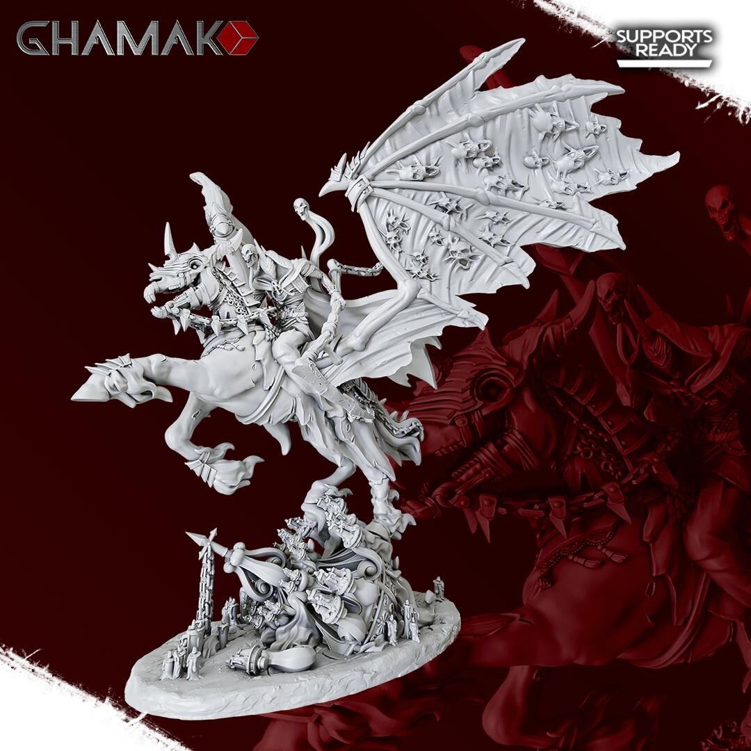 Kosheivs Death Harbinger 28mm Miniature by Ghamak - Unassembled ...