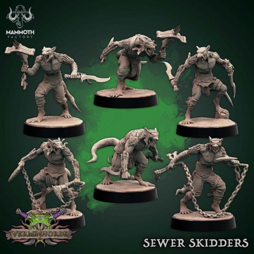 Sewer Skidders Pack - Etsy