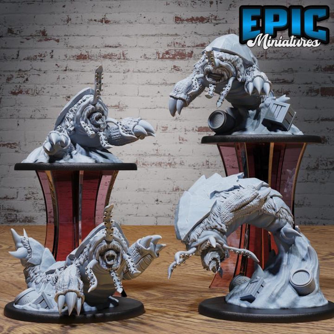 Subterranean Horror Set Astral Insectoid Beast Ancient Crawler Insect ...