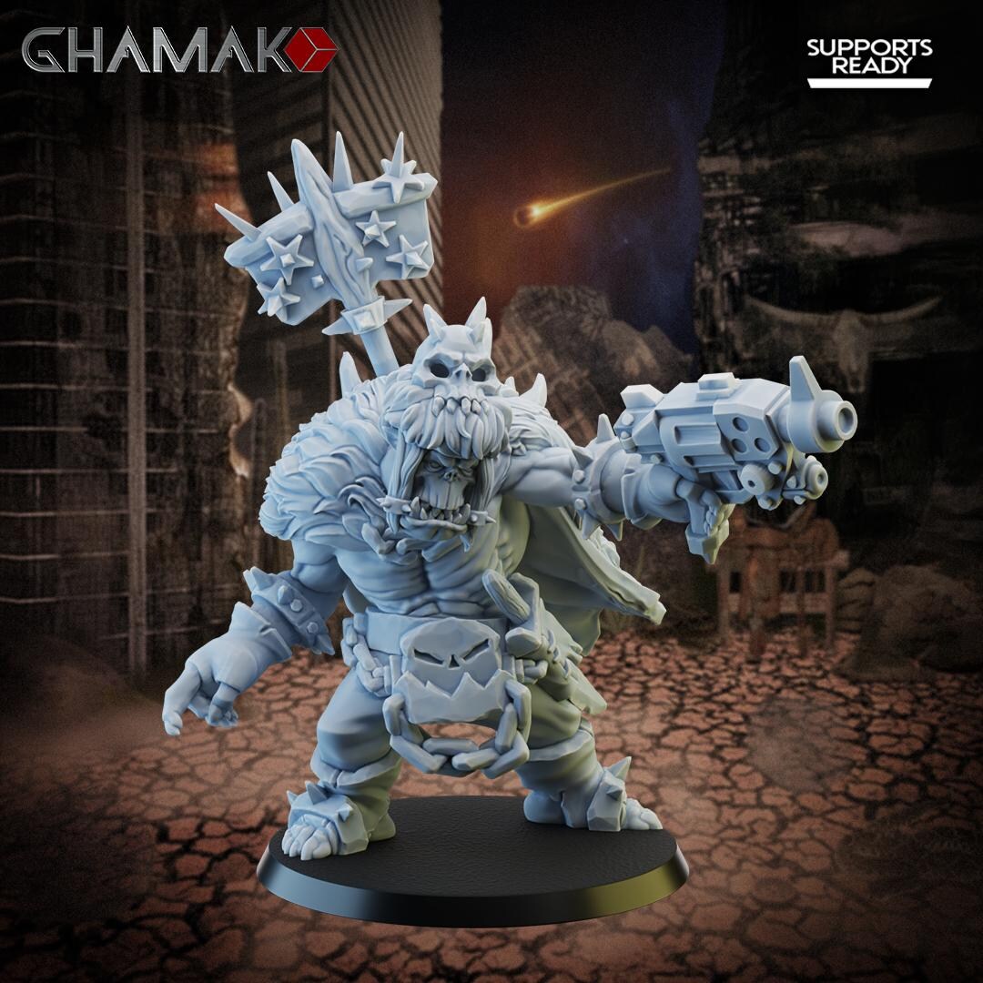 28mm Wild West Orkz Warbozz Villain Ghamak - Detailed Unassembled Resin ...