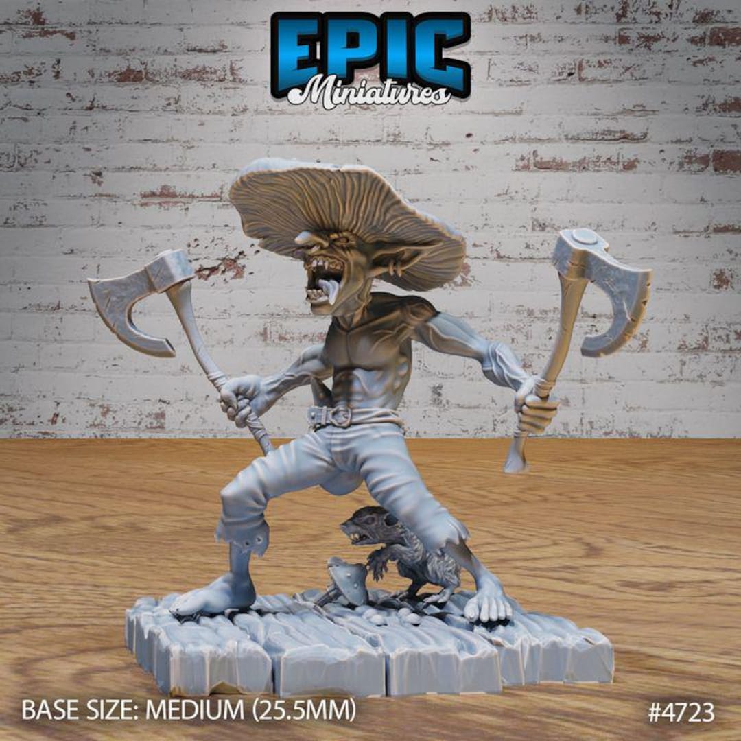 Mushroom Goblin Goblinoid Fungus Warrior Toadstool Beast Spore Mold ...