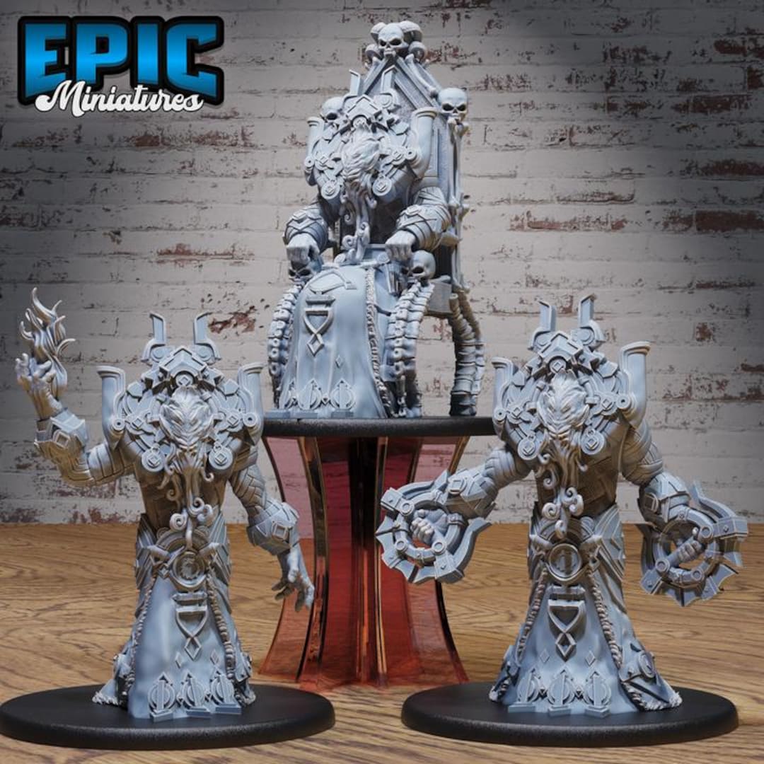 Mind Emperor Set / Mind Eater / Male Astral Flayer / Cult Warrior ...