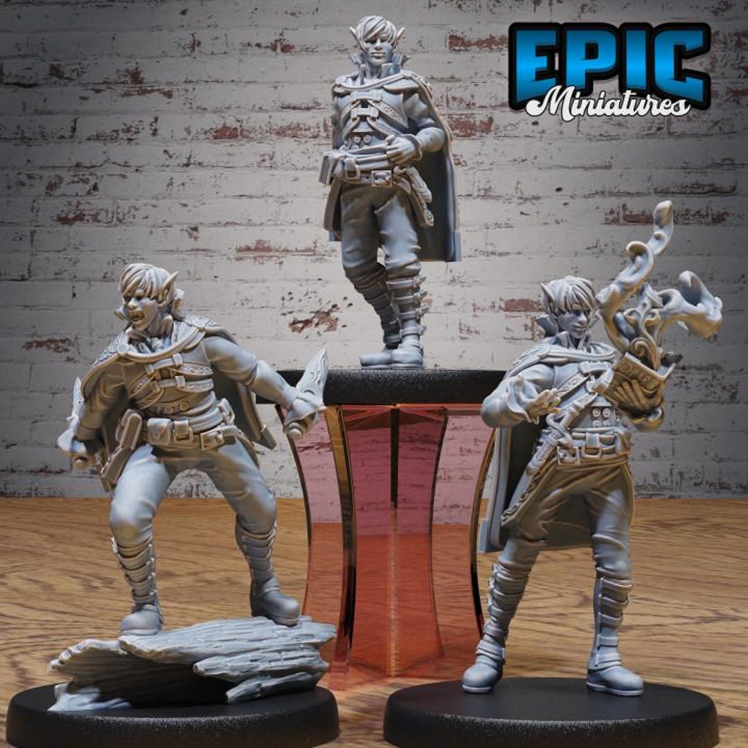 Elven Adventurer Set / Ancient Male Elf / Elvish Warrior / Nature Guard ...
