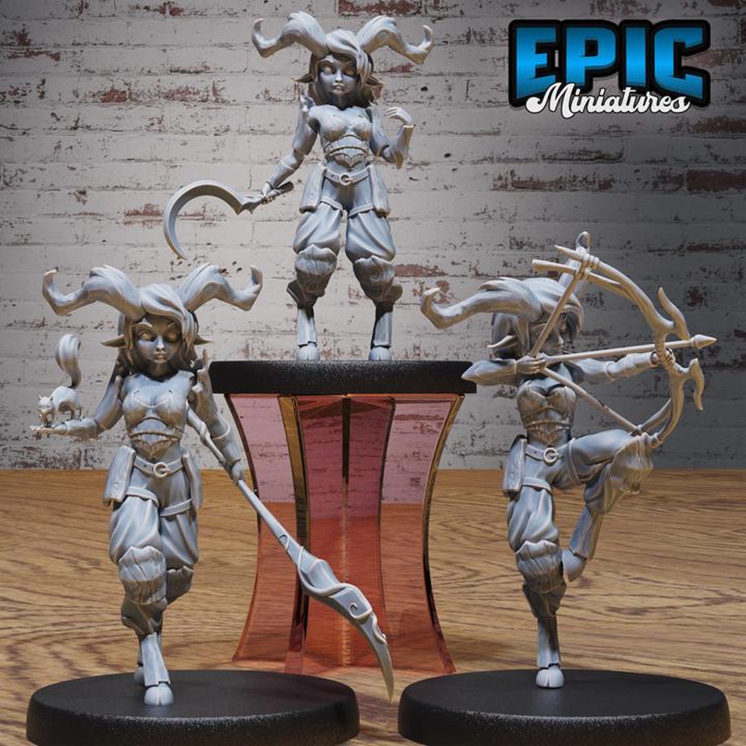 Satyr Girl Set / Pan Warrior / Forest Guardian / Nature Spirit / Wild ...