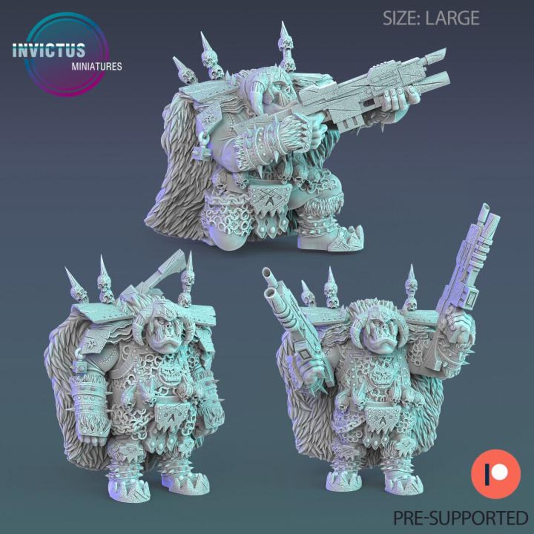 Orc Officer Set / Warship Soldier / Space Warrior / Alien Base Predator ...