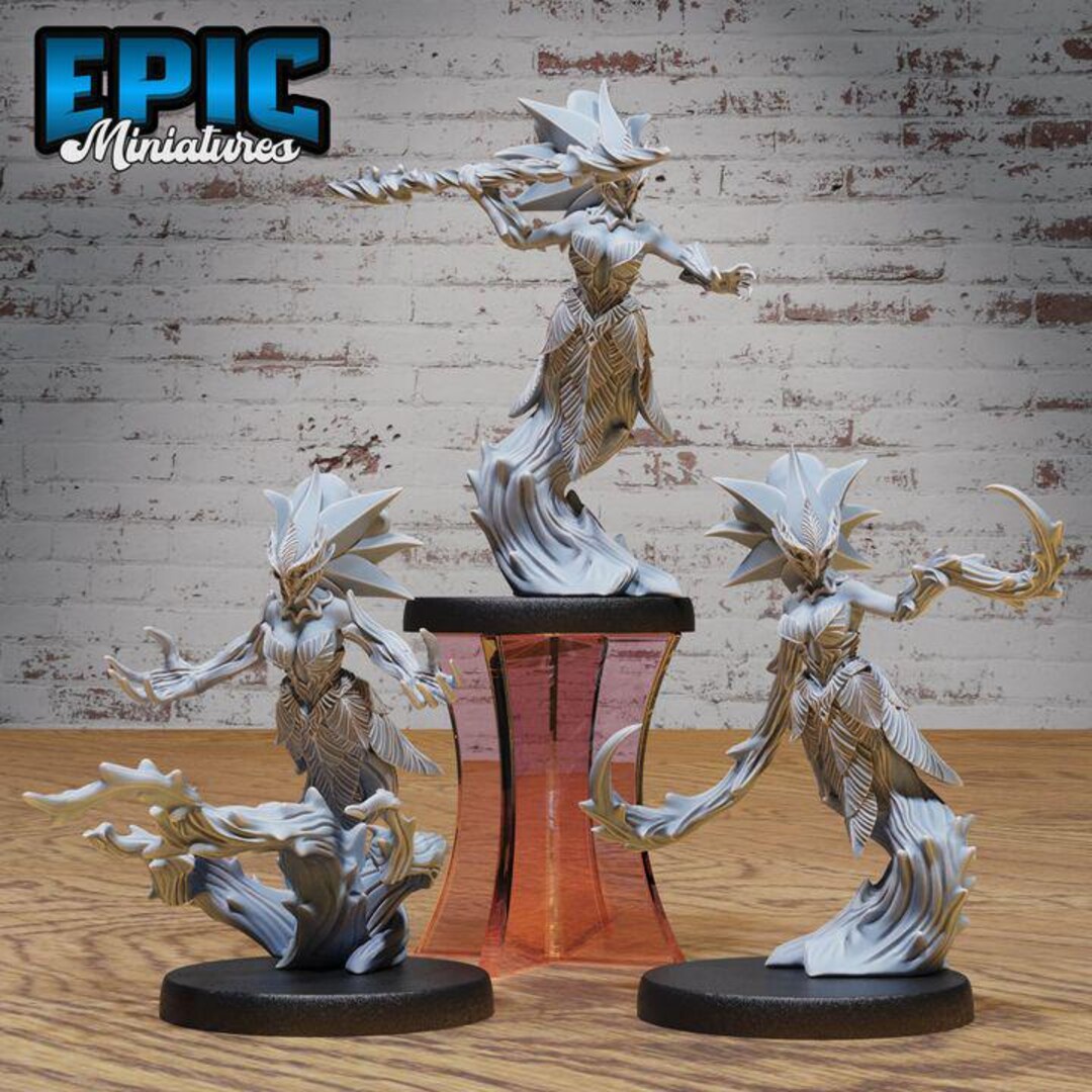 Rose Spirit Set / Ancient Plant Dryad / Forest Warrior / Nature Spirit ...