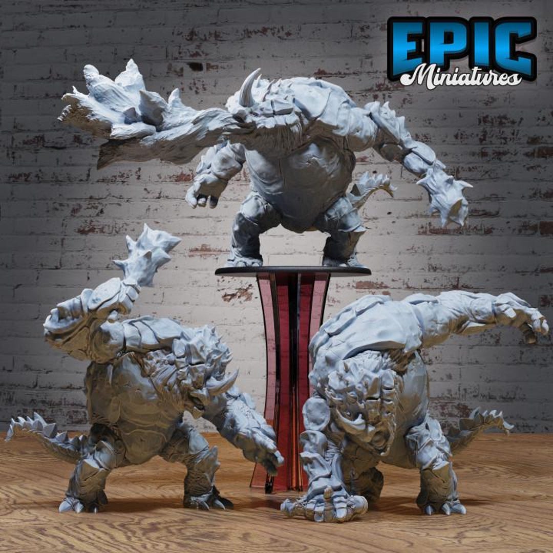 Mountain Beast Set / Mine Creature / Ancient Giant Rock / Stone Guard ...