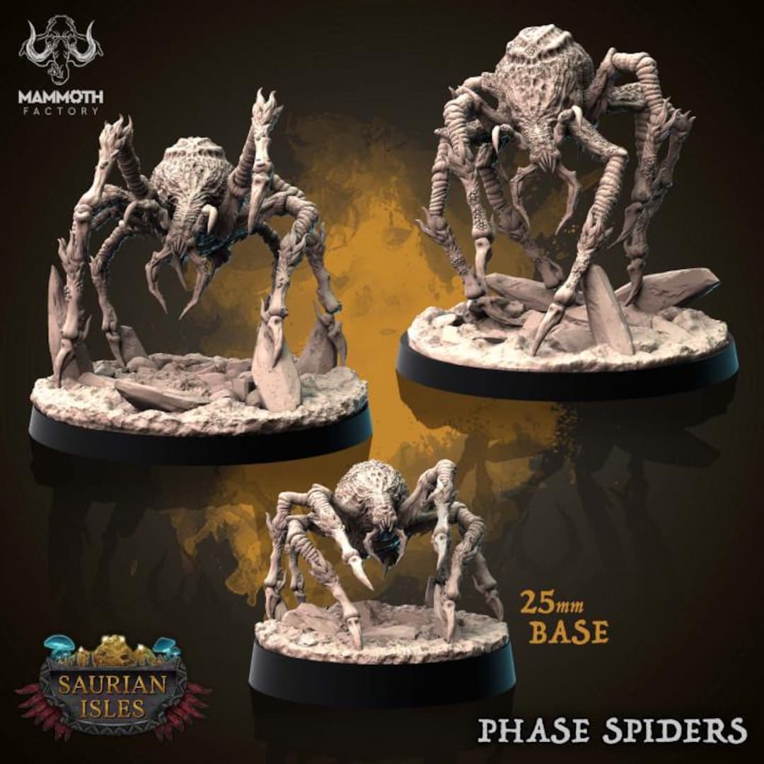 Phase Spiders Pack - Etsy