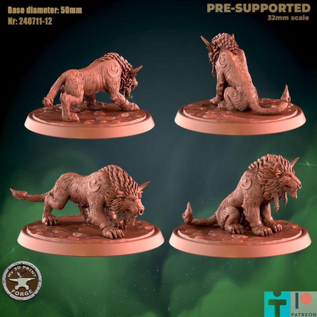 Druid Cat Form Taur Two Models - WOW - Etsy