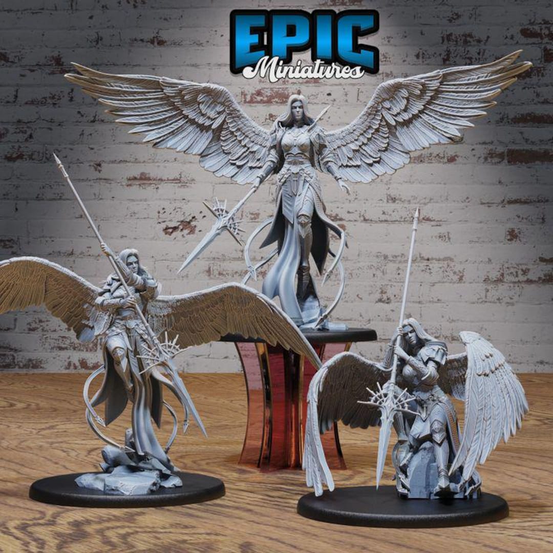 Planetar Female Angel Set / Angelic Solar Soldier / Holy Warrior ...