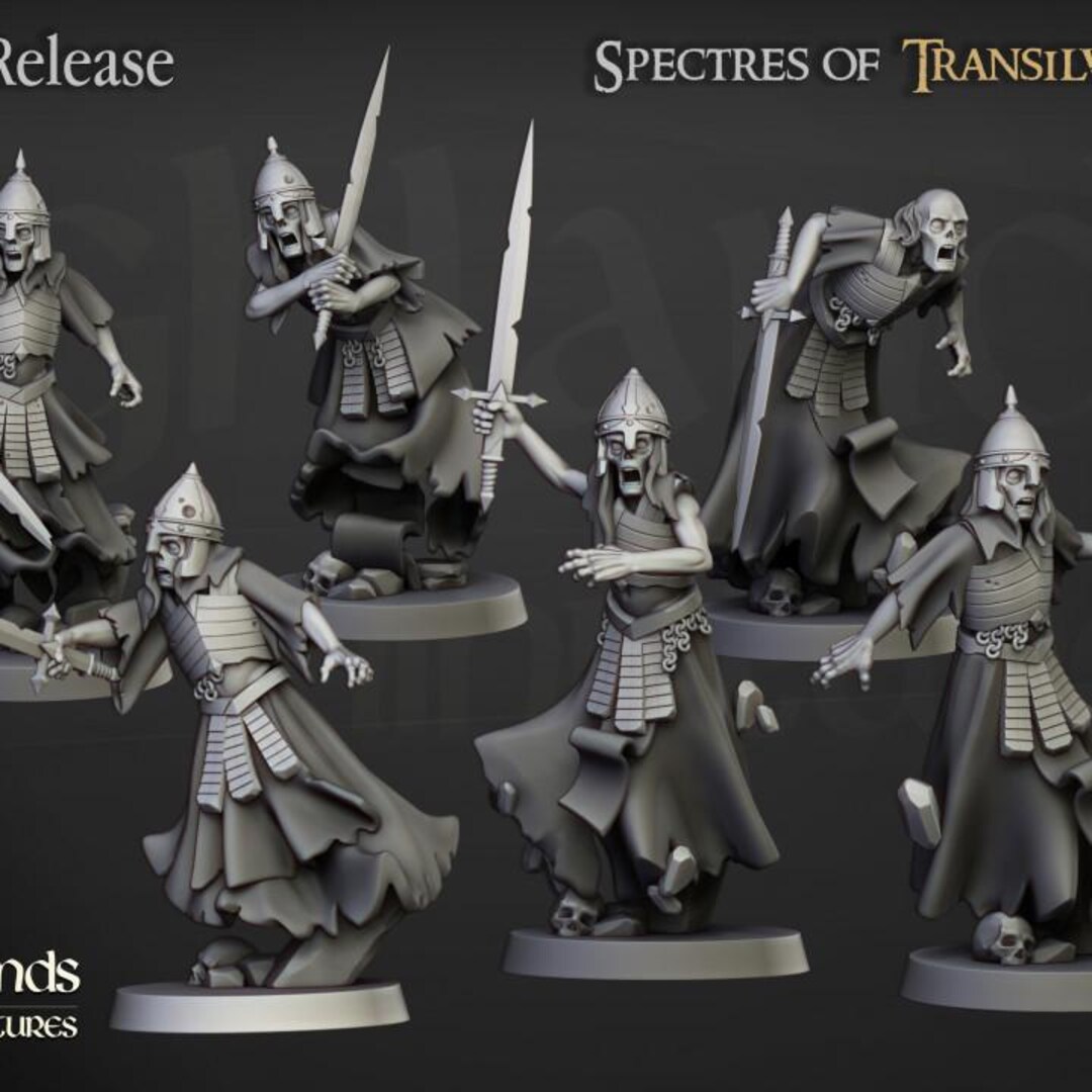 Highlands Wraith Unit Miniature – Detailed Fantasy Figure for Tabletop ...