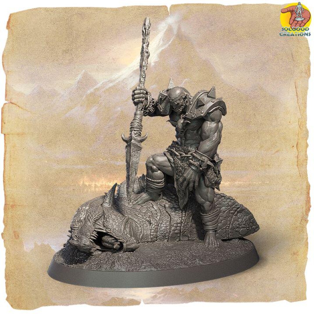 Male Orc Pose 4 - Etsy